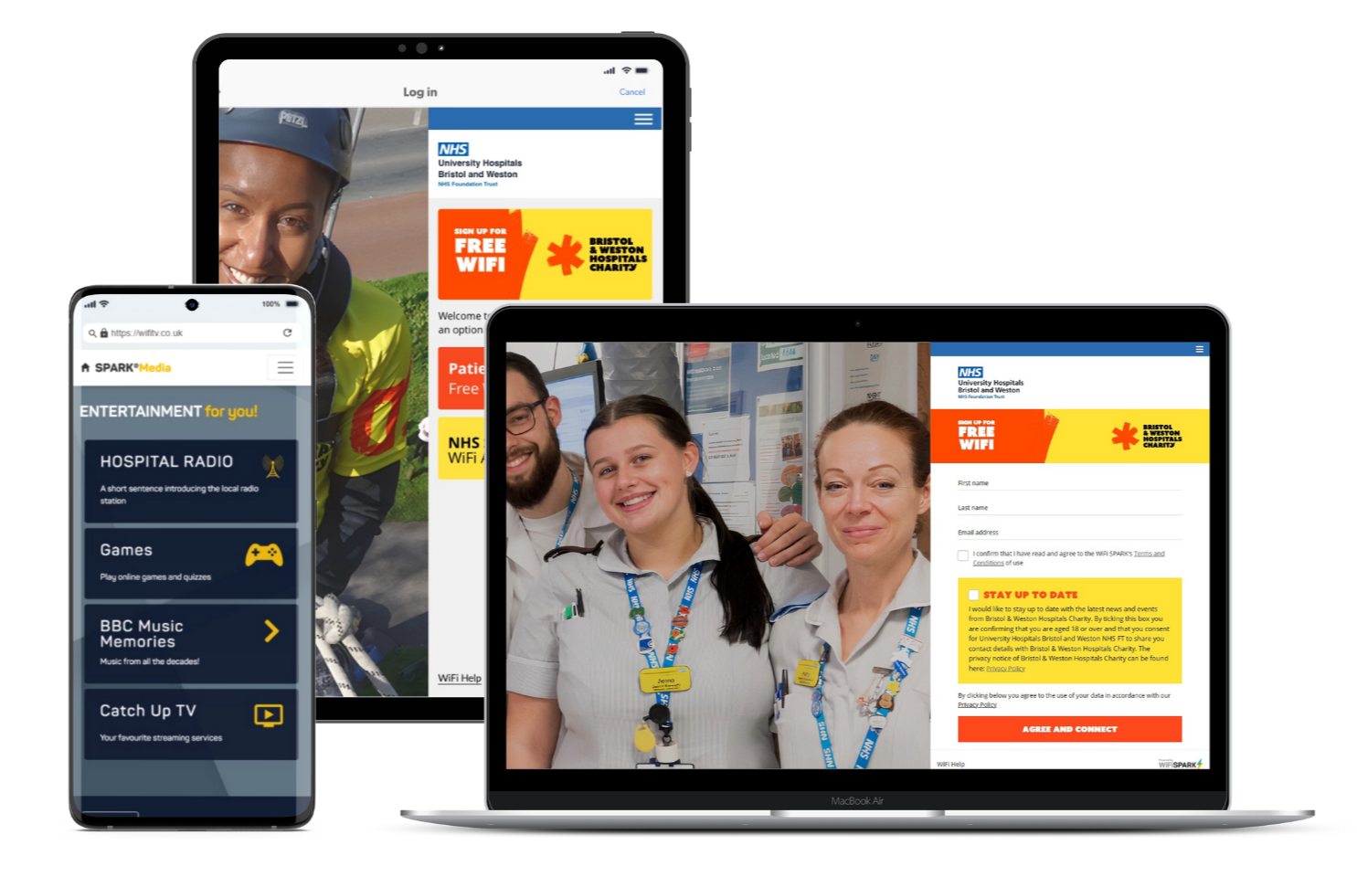 NHS Customers Can Enhance User Experience with Tailored WiFi Portals